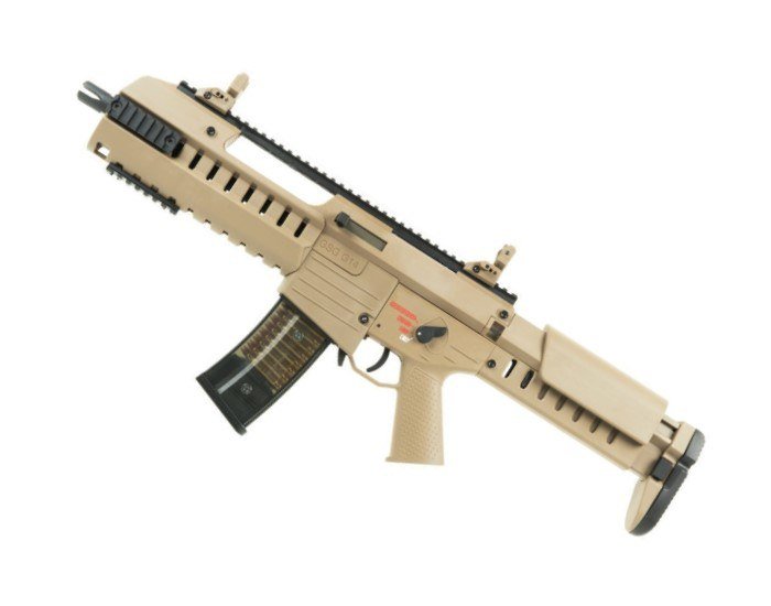 Airsoft GSG G14 Ares Rifle Aeg EFCS - Desert - Airsofts Brasil