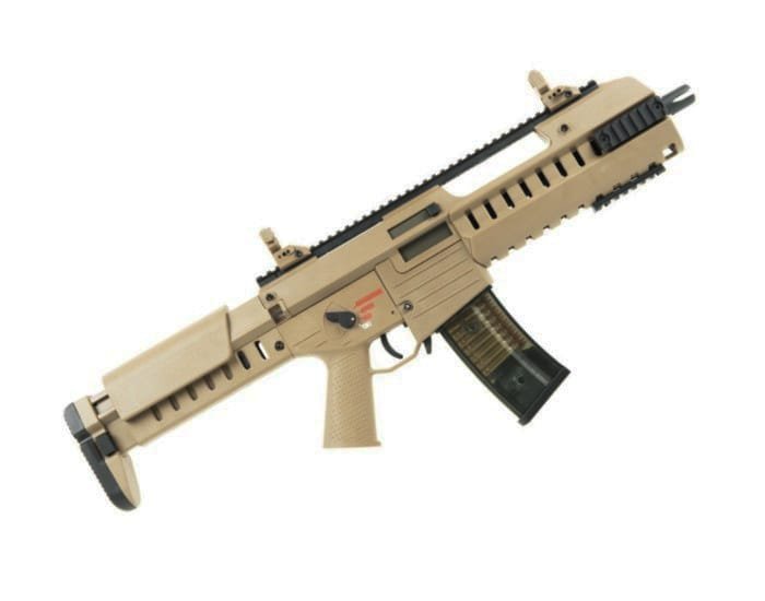 Airsoft GSG G14 Ares Rifle Aeg EFCS - Desert - Airsofts Brasil