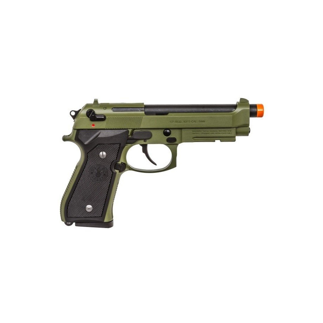 Beretta M92 G&G GPM92 Pistola Airsoft GBB - Green - Airsofts Brasil
