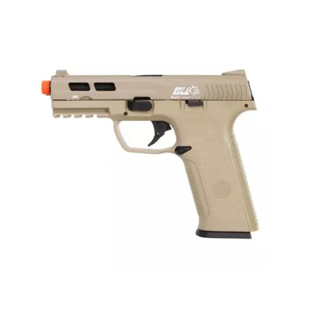 PISTOLA ICS BLE-XAE GBB - TAN - Airsofts Brasil