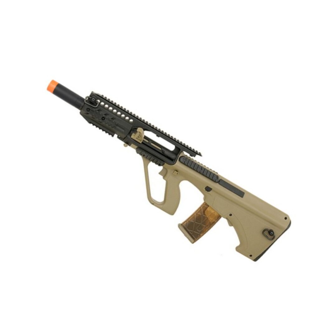 Arma AUG APS Airsoft Elétrica KU905 - Dual Tone - Airsofts Brasil