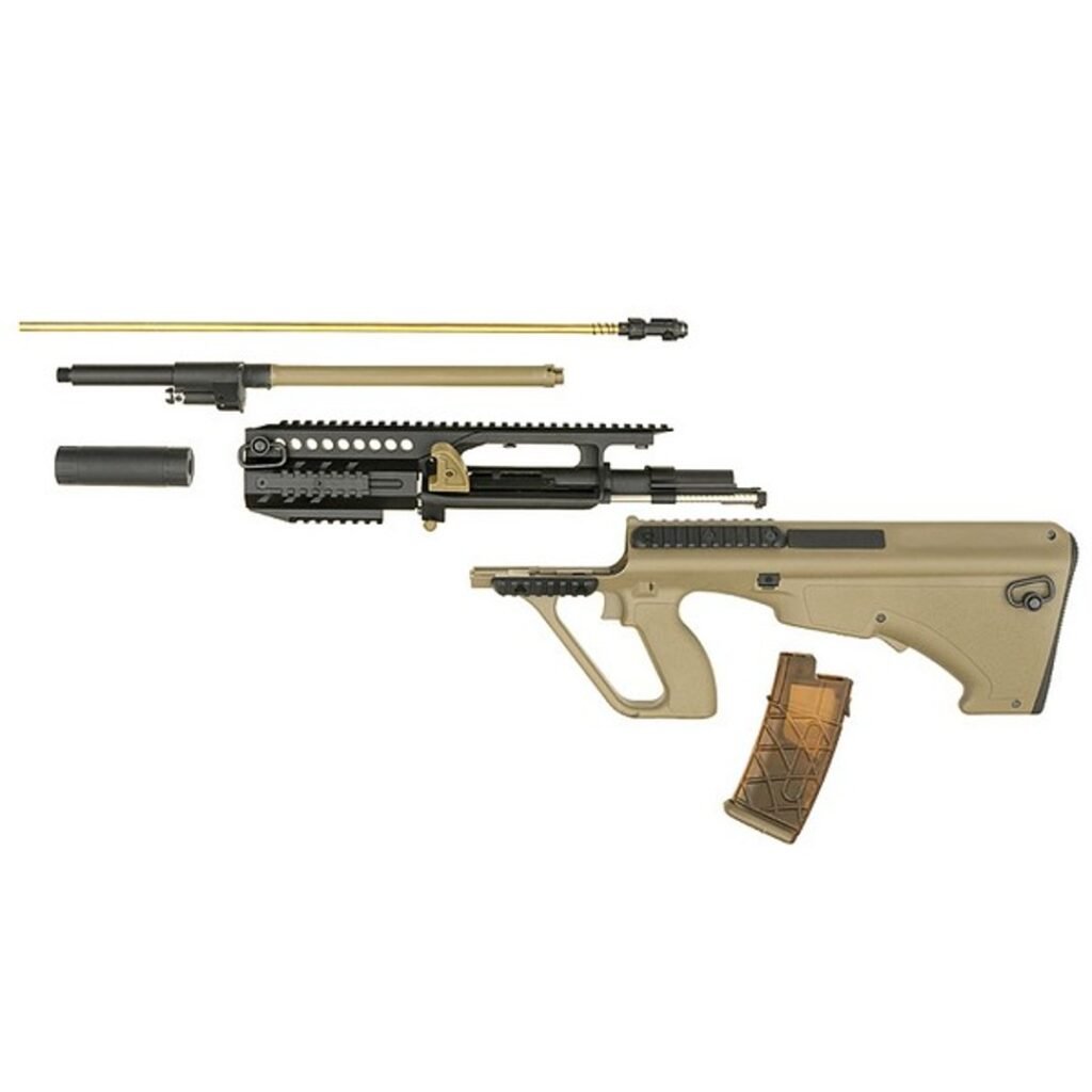 Arma AUG APS Airsoft Elétrica KU905 - Dual Tone - Airsofts Brasil