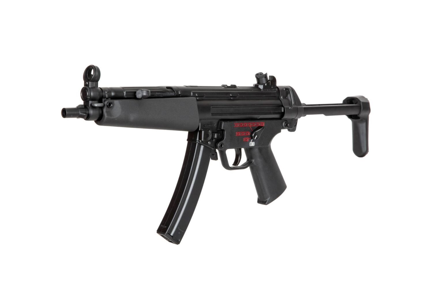 ICS MP5 A5 CES-P AEG 6mm (ICS-211S3) - Preto - Airsofts Brasil
