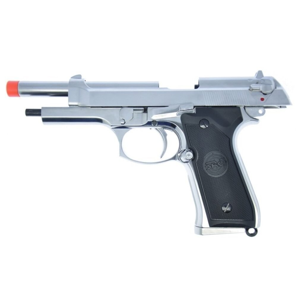 SRC SR92 GBB 6MM Aisoft - Silver - Airsofts Brasil