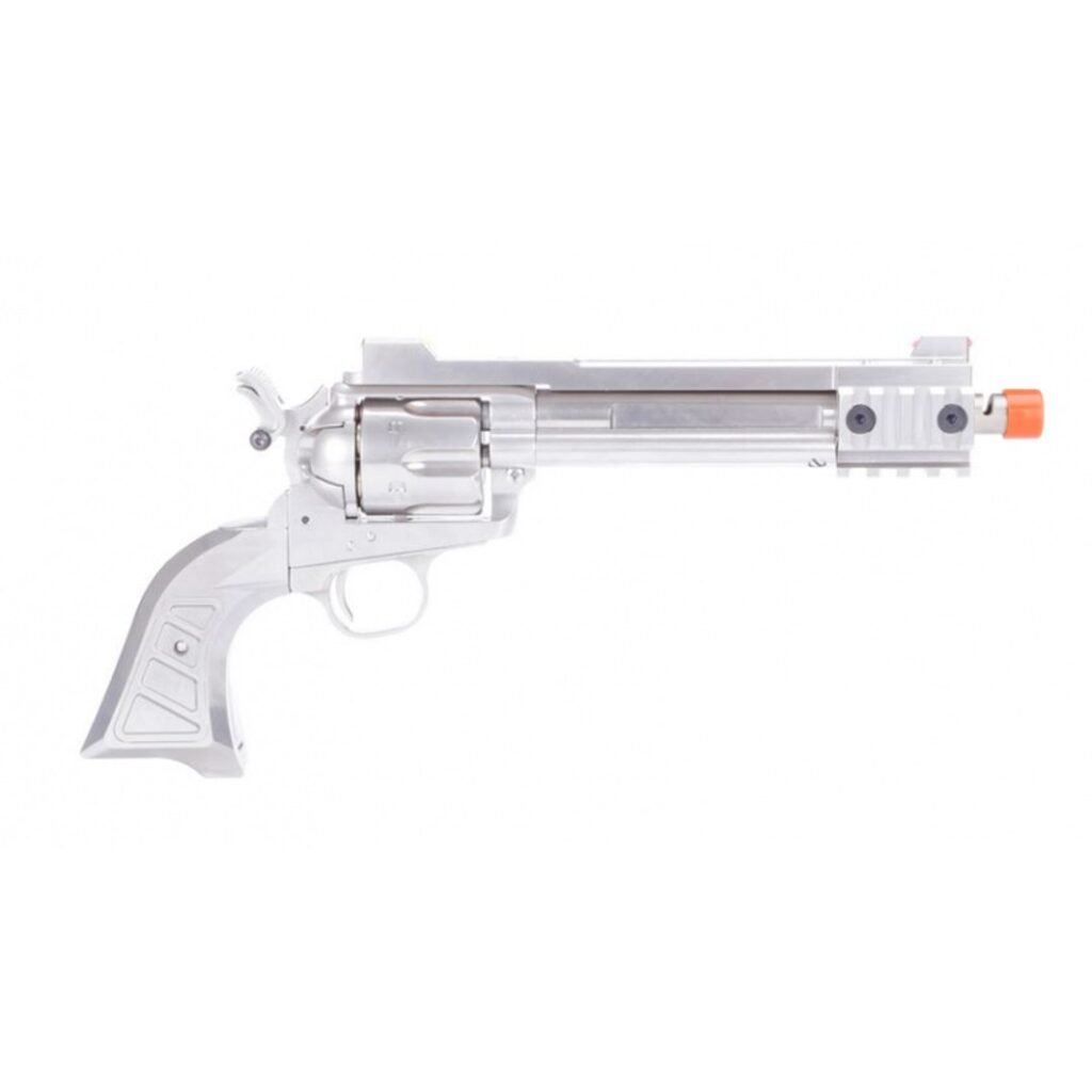 Revólver KingArms SAA.45 Devil a Gás - Full Metal - Airsofts Brasil
