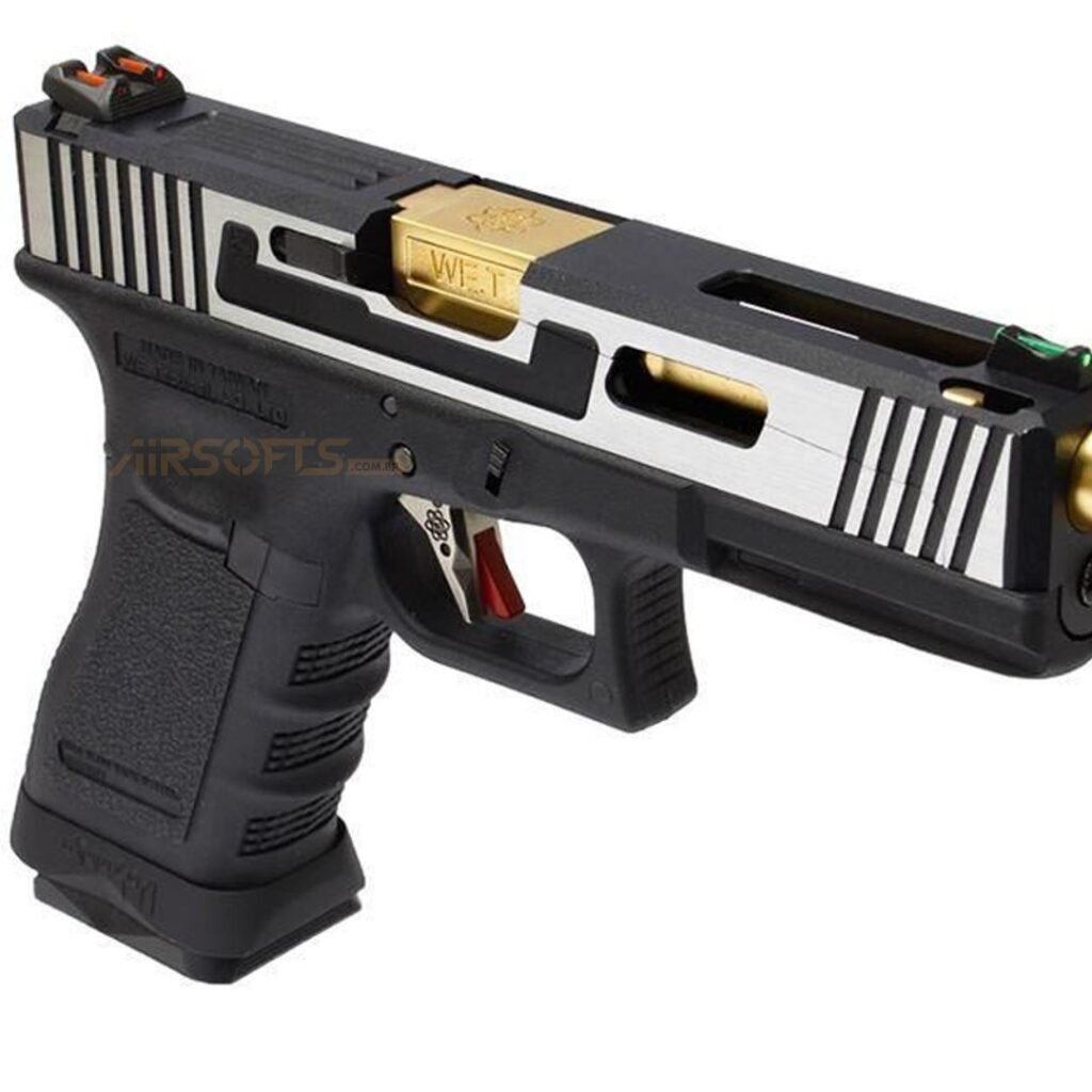 Pistola WE G17 Hi-Speed GBB Gen3 Custom - Airsofts Brasil