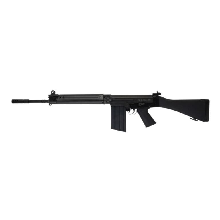 RIFLE AIRSOFT KINGARMS AEG FN FAL VER. 2 FULL LENGTH COMBO- PRETO ...